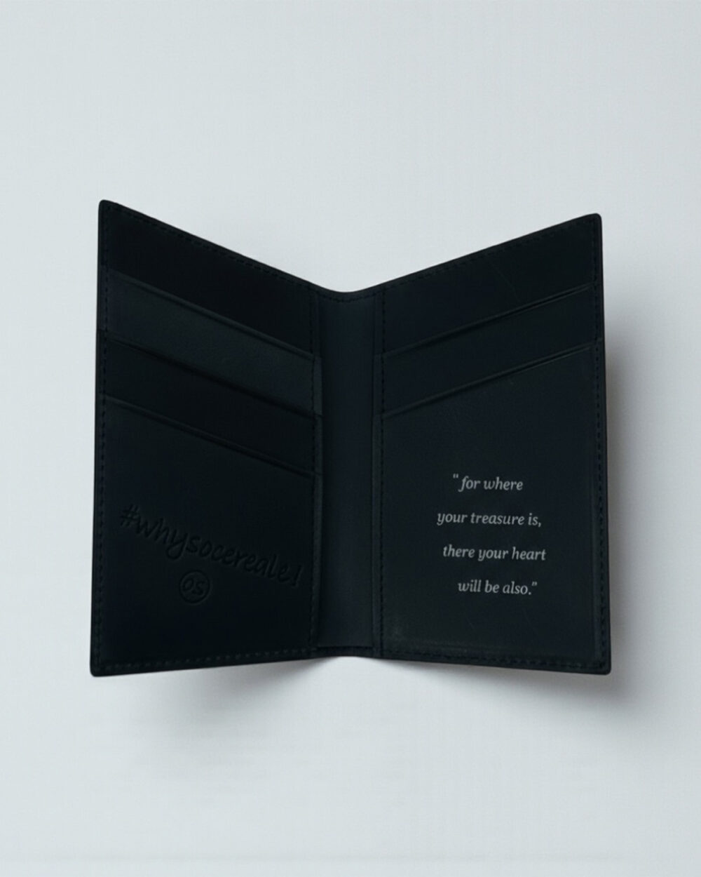 Mohawk Leather Wallet - vegetable leather | 와이쏘씨리얼즈
